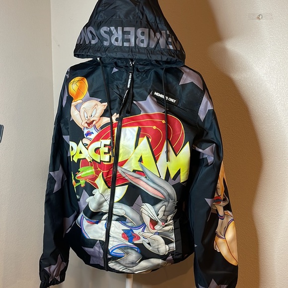 Members Only | Jackets & Coats | Members Only Space Jam Wind Breaker ...